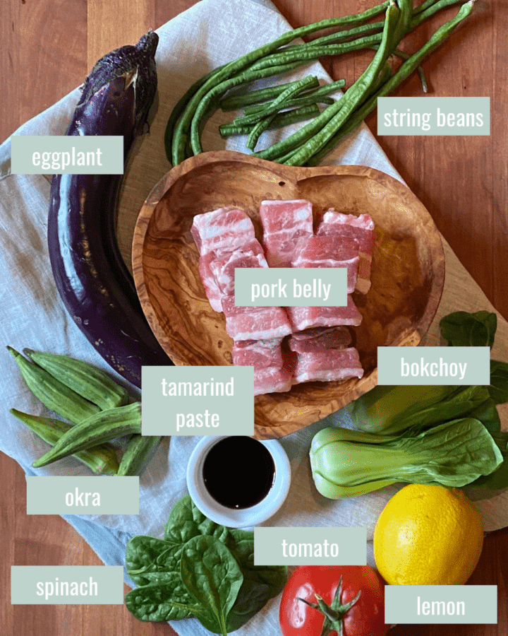 Easy Pork Belly Sinigang in Tamarind Soup - JOZmahal