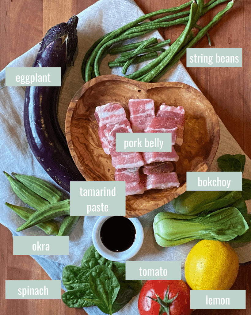 Easy Pork Belly Sinigang in Tamarind Soup - JOZmahal