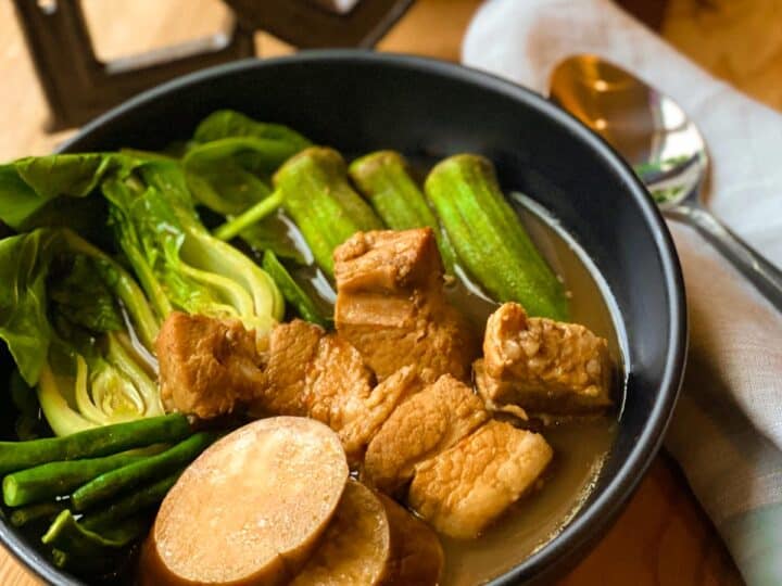 Easy Pork Belly Sinigang in Tamarind Soup - JOZmahal