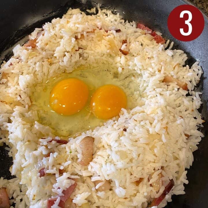 Bacon and Egg with Garlic Fried Rice - JOZmahal