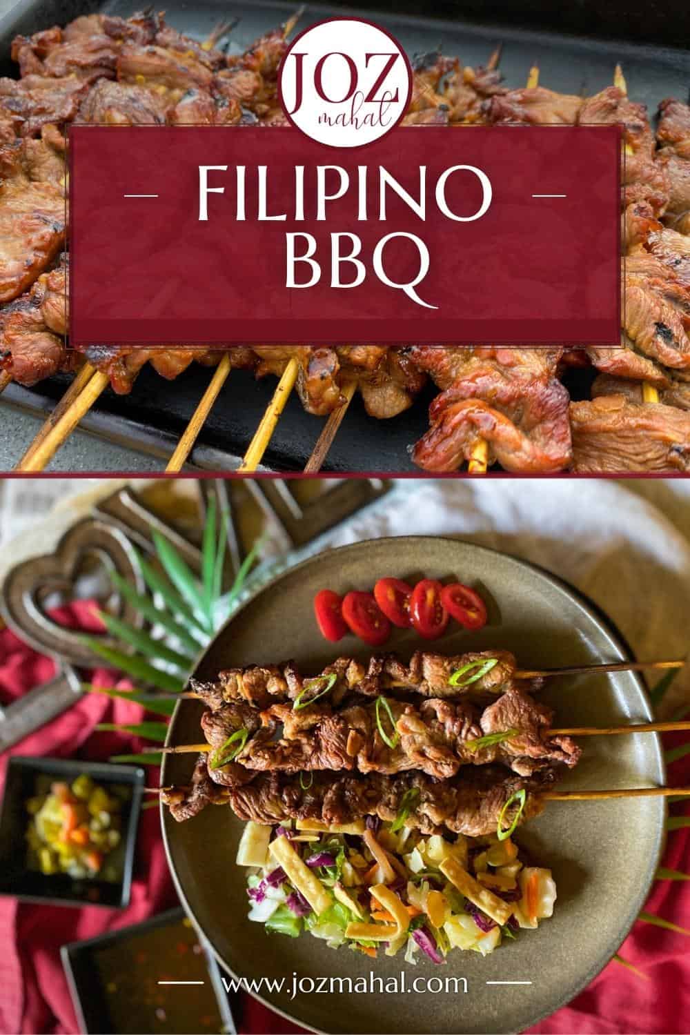 Filipino BBQ Beef Skewers - JOZmahal