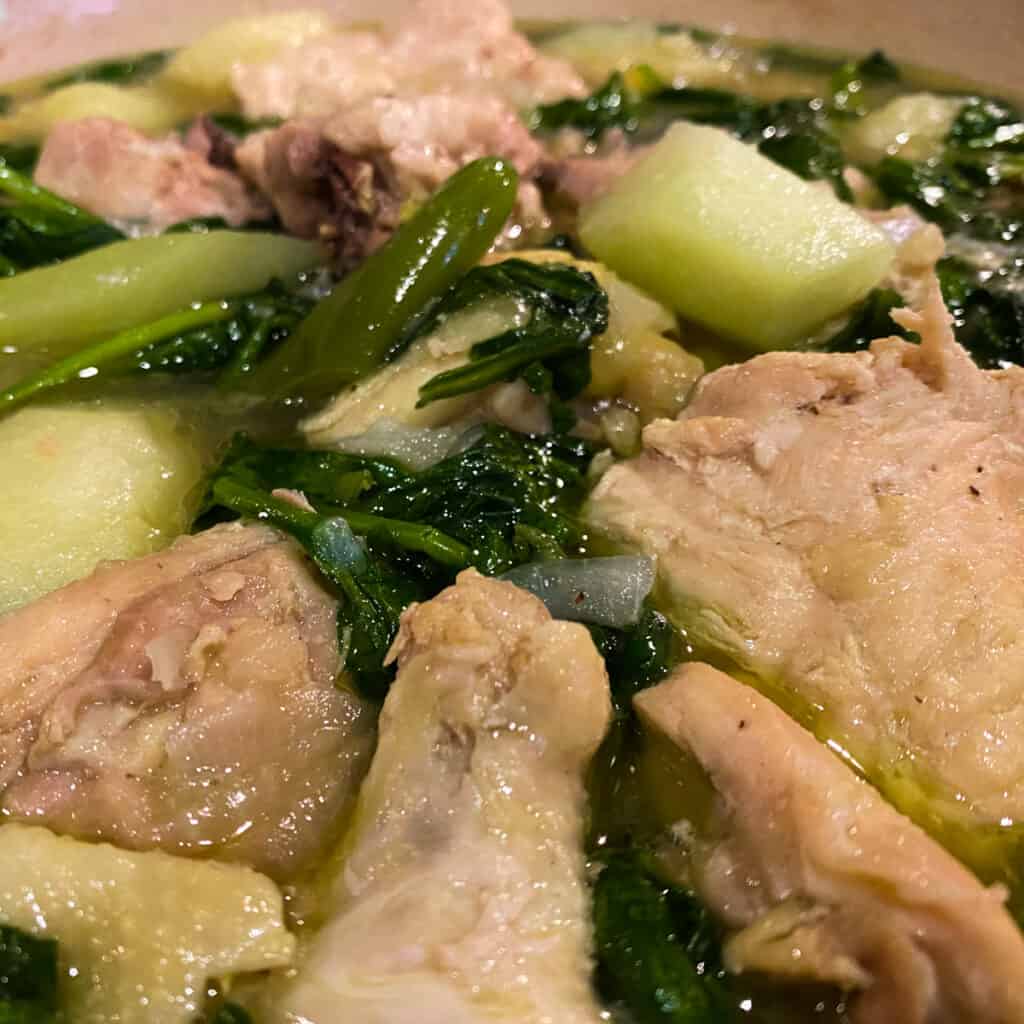 Chicken Tinola Recipe (Tinolang Manok with Chayote) - JOZmahal