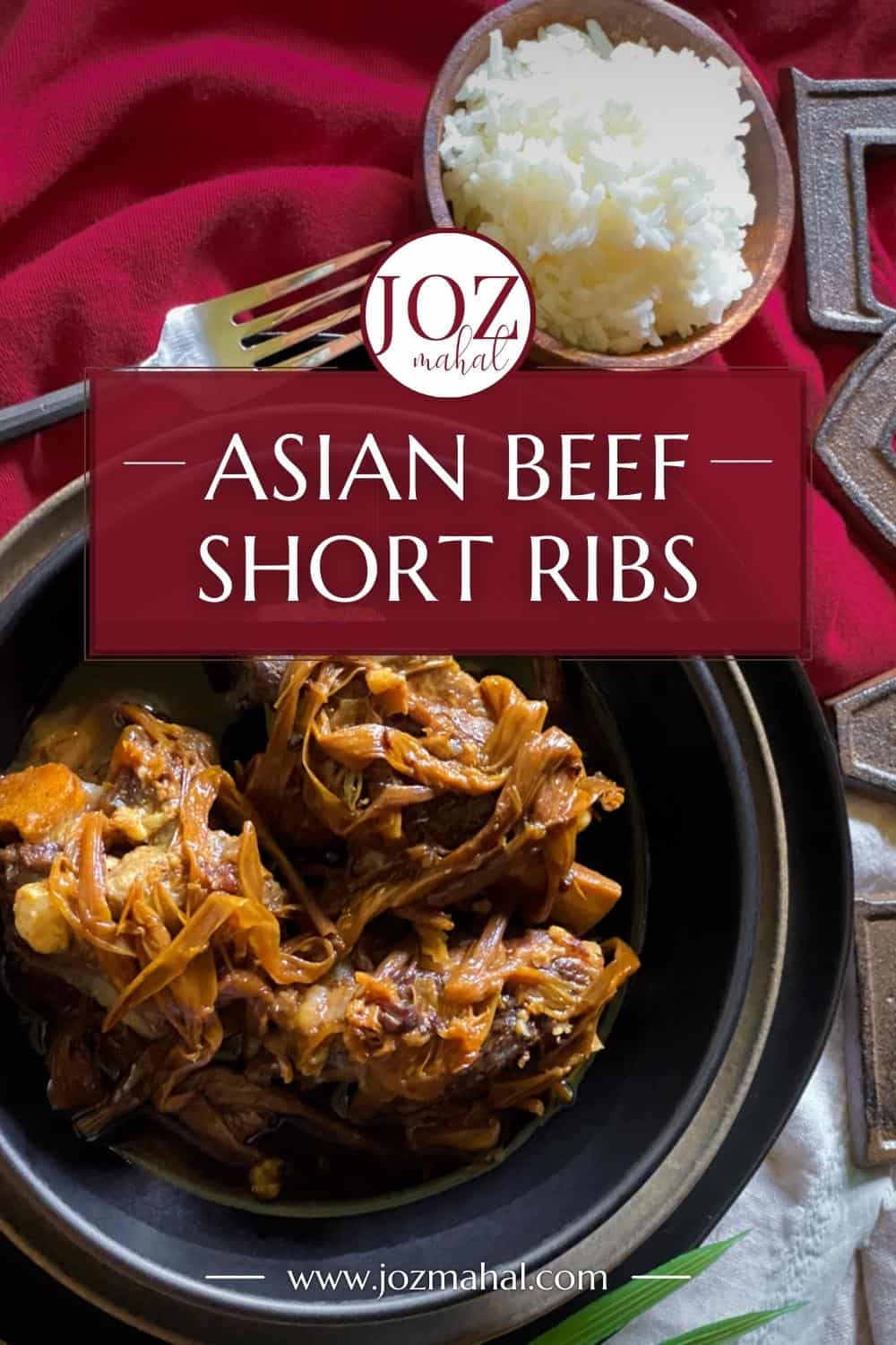 Asian Beef Short Ribs Recipe (Instant Pot Filipino Paksiw) - JOZmahal